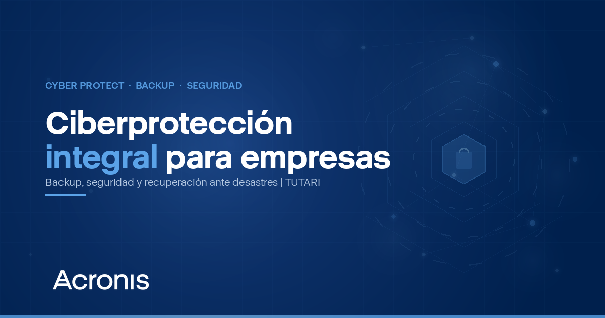 Acronis Disaster Recovery | Enterprise Business Continuity | TUTARI ...